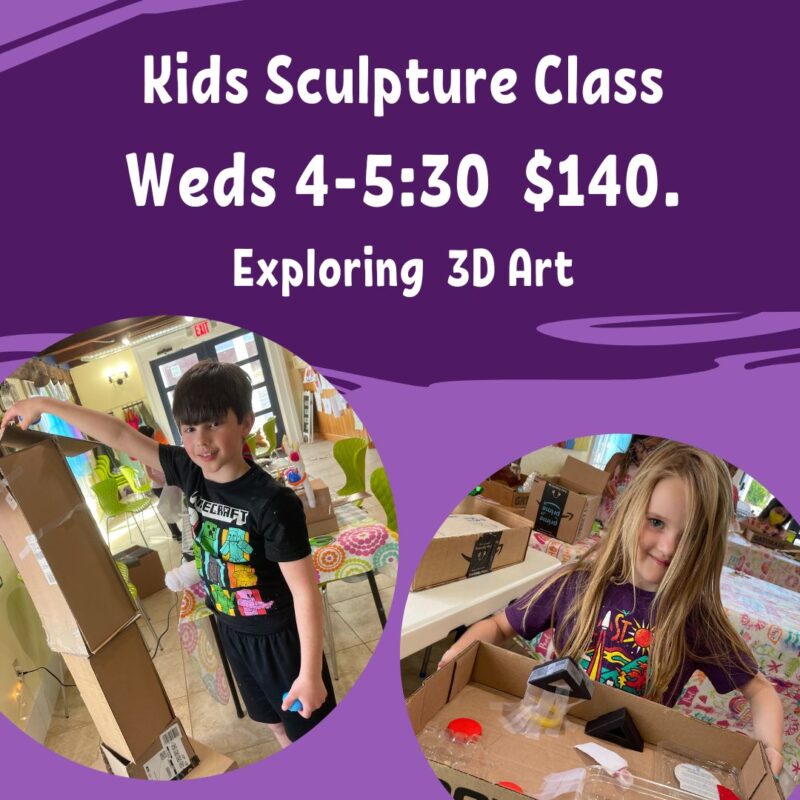 After School Sculpture grades 2 & up 4 classes $140. - Seacoast Art Spot