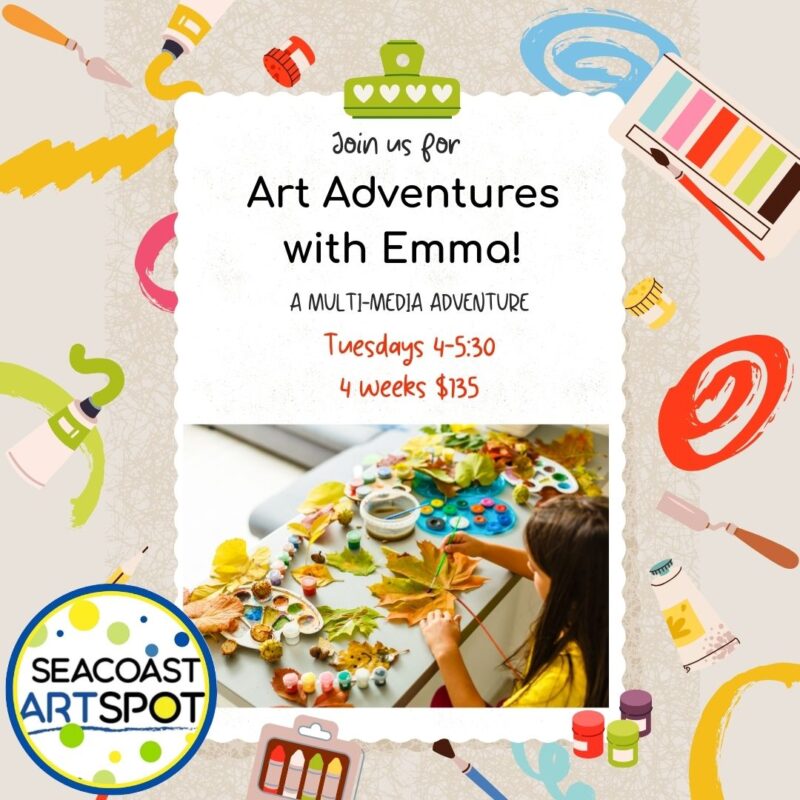 Art Adventure Kids: A Fun Four-Week Class near me - Seacoast Art Spot